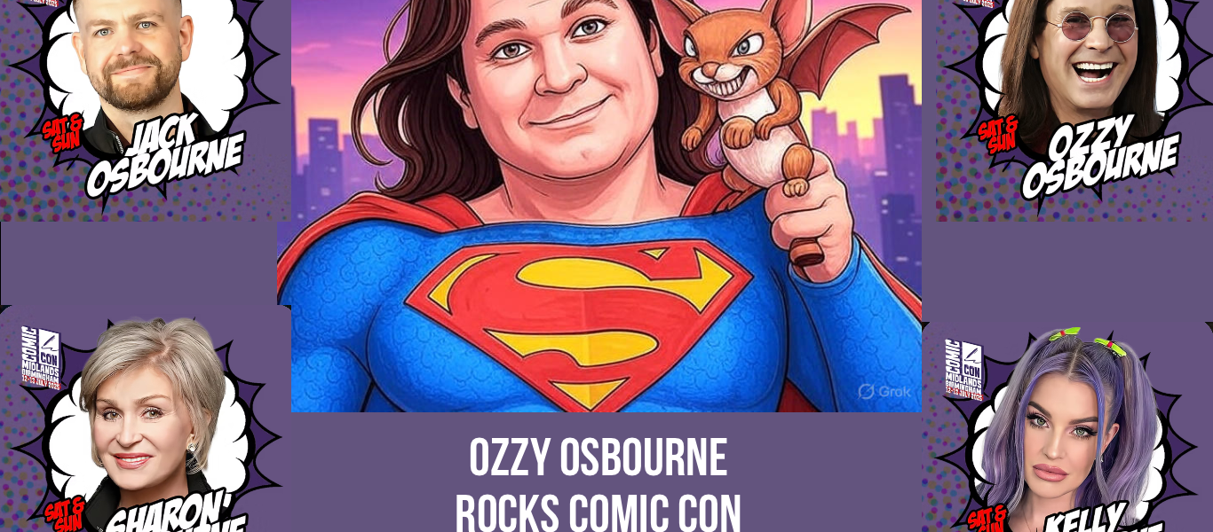 Ozzy Osbourne at Comic Con Midlands 2025: Rock Royalty