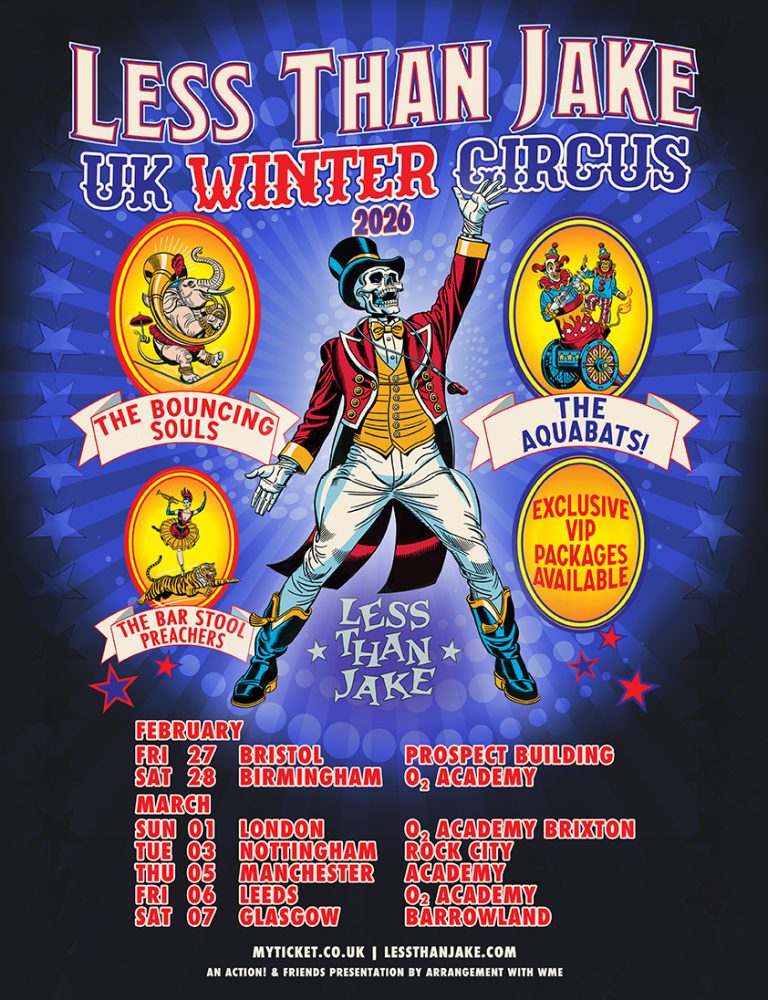 Less Than Jake Announce UK Winter Circus Tour 2026